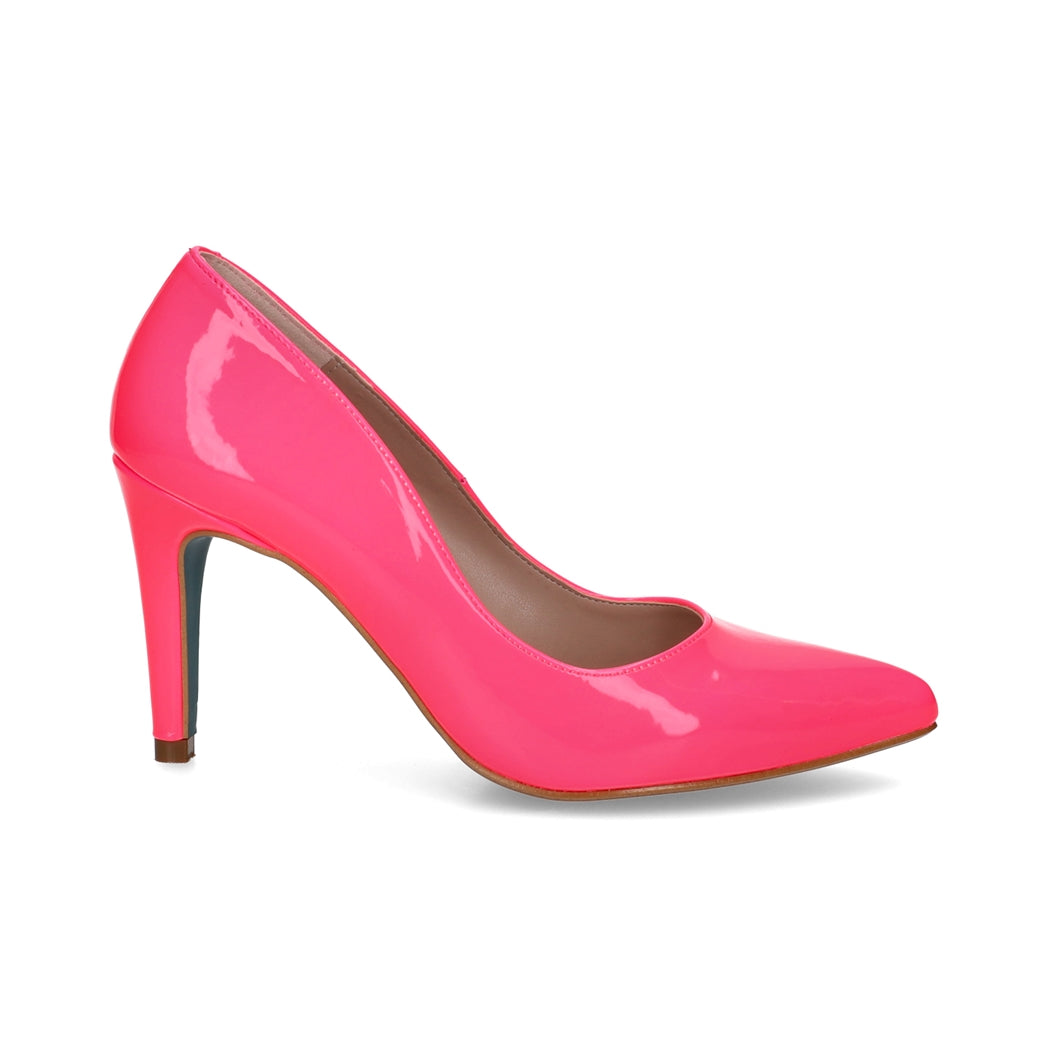 Giulia Pink High heels Pumps - Stylish & Comfortable Glossy Leather for ...